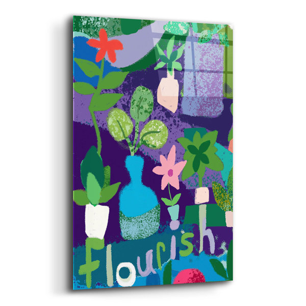 Wildon Home® Flourish On Plastic/Acrylic by Holly Mcgee Print | Wayfair